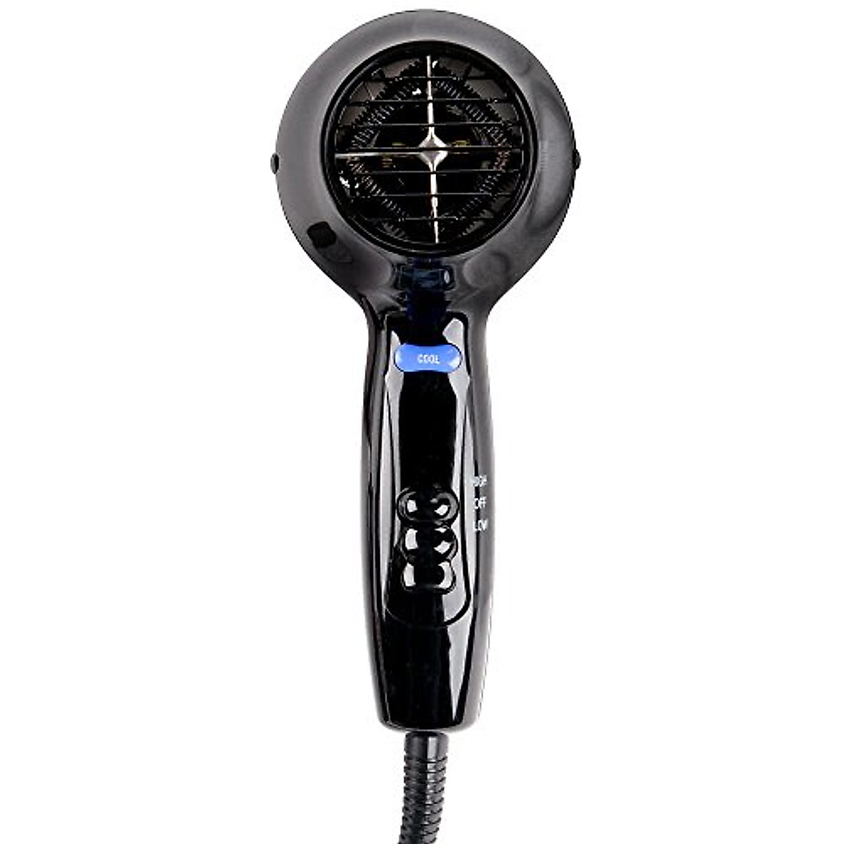 Conair 047BW Black 2 Heat / 2 Speed Hair Dryer - 1600W