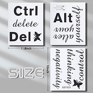 Chinco Inspirational Wall Sticker Quotes Motivational Wall Decals Vinyl Wall Quotes Stickers Peel and Stick Positive Sayings Wall Sticker Affirmation Wall Art for Home Office Living Room Bedroom decor