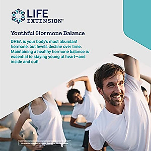 Life Extension DHEA 15mg - For Hormone Balance, Immune Support, Lean Muscle Mass, Anti-Aging, Bone and Sexual Health - Supports Memory & Mood - Gluten-Free, Non-GMO - 100 Capsules