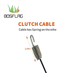 BOSFLAG 2 Pack 946-0897 Auger Clutch Cable Replaces MTD 946-0897 Auger Cable, 946 0897, 9460897, MTD 746-0897, 746 0897, 7460897, 746-0897A, 746 0897A for MTD SB855, SB550, SB750, SB630 Snowblowers
