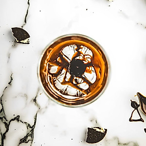 binsakao Milkshake Glasses Cups Soda Fountain with Spoons, Milk Shake, Ice Cream Soda Glass, 12-Ounce, Clear, Set of 2