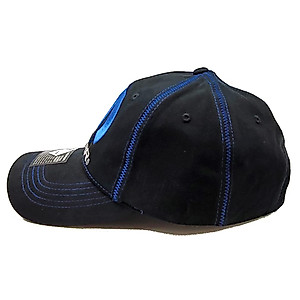 Checkered Flag Men's Mopar Cap an Adjustable Black Fabric Hat