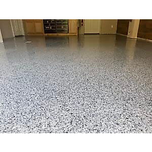 Simiron Vinyl Color Chip Flakes for Epoxy Floor Coating, FB-310 Orbit Blend 1/4", 40 lb Box