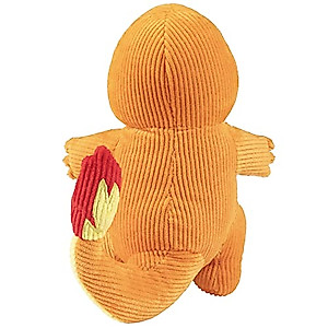Pokemon 8" Charmander Corduroy Fabric Plush - Limited Edition - Officially Licensed - Authentic Soft Stuffed Animal Toy Figure - Gift for Kids, Boys, Girls - 2+