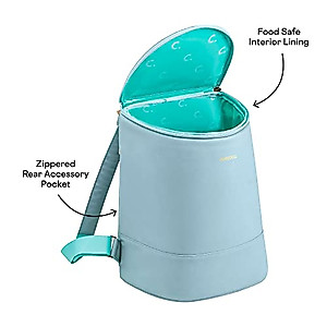Corkcicle EOLA Cooler Backpack, Waterproof and Leak Proof Insulated Bag, Perfect for Wine, Beer, and Ice Packs, Seafoam