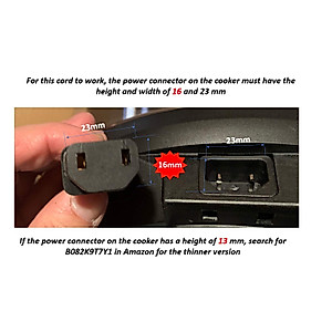 "1 GJS Gourmet Power Cord Compatible with Selected (Not ALL) 4 & 8 Quart Crock-Pot Express Multicooker SCCPPC400-V1 and SCCPPC800-V1". This cord is not created or sold by Crock-Pot.