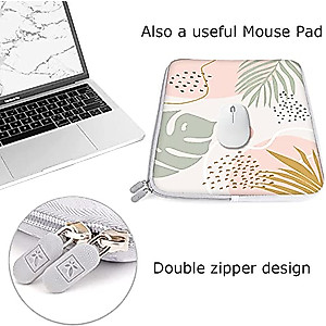 iCasso 13-13.3 inch Laptop Sleeve Bag, Waterproof Shock Resistant Neoprene Notebook Protective Bag Carrying Case Compatible MacBook Pro/MacBook Air - Morandi