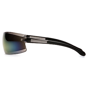 Pyramex S7255S Provoq Safety Eyewear Multi-Color Mirror Lens Black Temples
