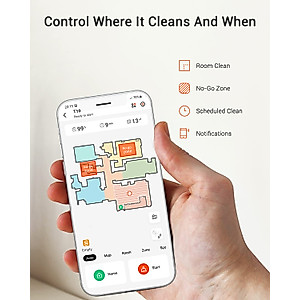 Ultenic T10 Robot Vacuum Self Emptying, Robot Vacuum and Mop Combo, 60-Day Capacity, LiDAR Navigation, 3000Pa Strong Suction, APP & Remote & Alexa Control, Ideal for Pet Hair, Hard Floor and Carpet