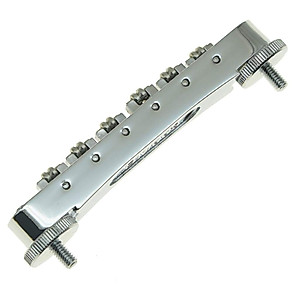 Dopro Chrome Guitar Roller Saddle Bridge Tune-O-Matic Bridge For USA Les Paul,SG,ES Dot,Gretsch Bigsby T-O-M with M4 Posts