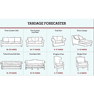Liz Jordan-Hill Brown Luxury Upholstery Fabric by The Yard, Pet-Friendly Water Cleanable Stain Resistant Aquaclean Material for Furniture and DIY, AC Daytona Antelope 158 (Sample)
