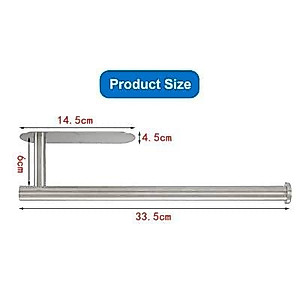 SIREX Paper Towel Holders for Kitchen Under Cabinet (13.2")