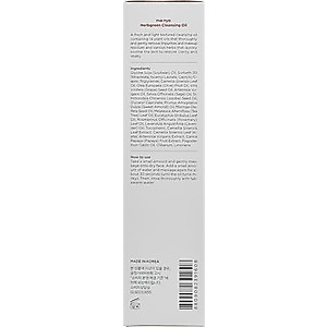 ma:nyo Herb Green Cleansing Oil 6.7 fl oz (200ml) Korean Facial Cleanser, Daily Makeup Remover for Women, Effective Cleansing Without Clogging Pores, with Artemisa, Tea Tree