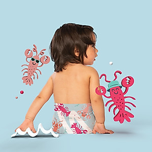 Hello Bello Premium Swim Diapers I Affordable and Eco-Friendly Disposable Swim Dipes for Babies and Kids I Size Medium - Diaper Size 4-5