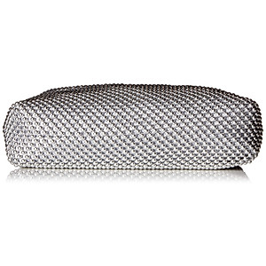 Jessica McClintock Logan Mesh Evening Pouch, Silver