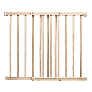 Evenflo, Top of Stairs, Extra Tall Gate, Tan Wood
