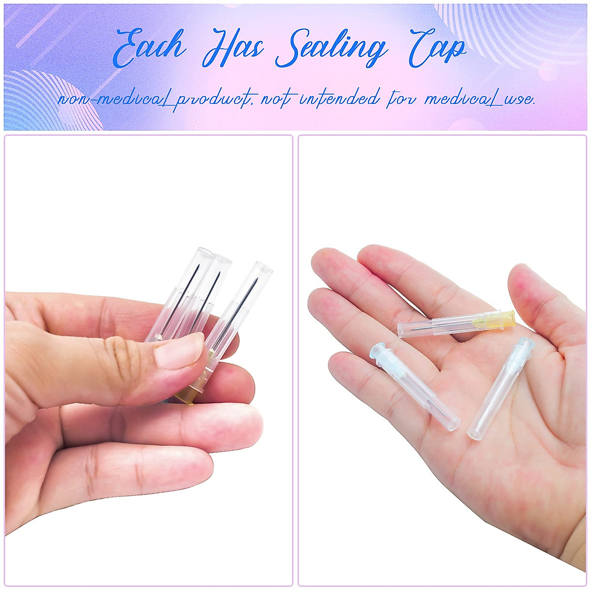 SHAOTONG 30 Gauge 1/2 Inch Luer Lock Accessories Disposable Lab Supplies, Pack of 100