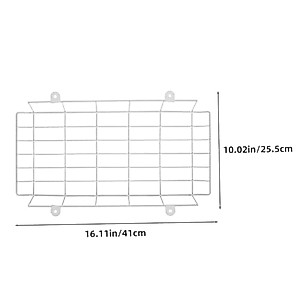 SEWOART 2pcs School Evacuation Sign Exit Sign Wall Covers Exit Sign Wire Guard Emergency Light Damage Stopper Exit Sign Cage Guard Exit Light Protector Emergency Light Protector White Iron