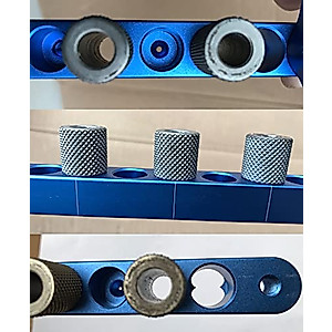 Update Self Centering Dowelling Jig Wood Dowel Hole Drilling Guide 1/4" 5/16" 3/8" Woodworking Positioner Locator