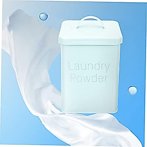 GLEAVI Flour Container 1 Set Washing Storage Bucket Bead Holder Powdered Laundry Containers for Beads Method Laundry Diva Laundry Fabric Softener Dispenser Seal Cans Iron