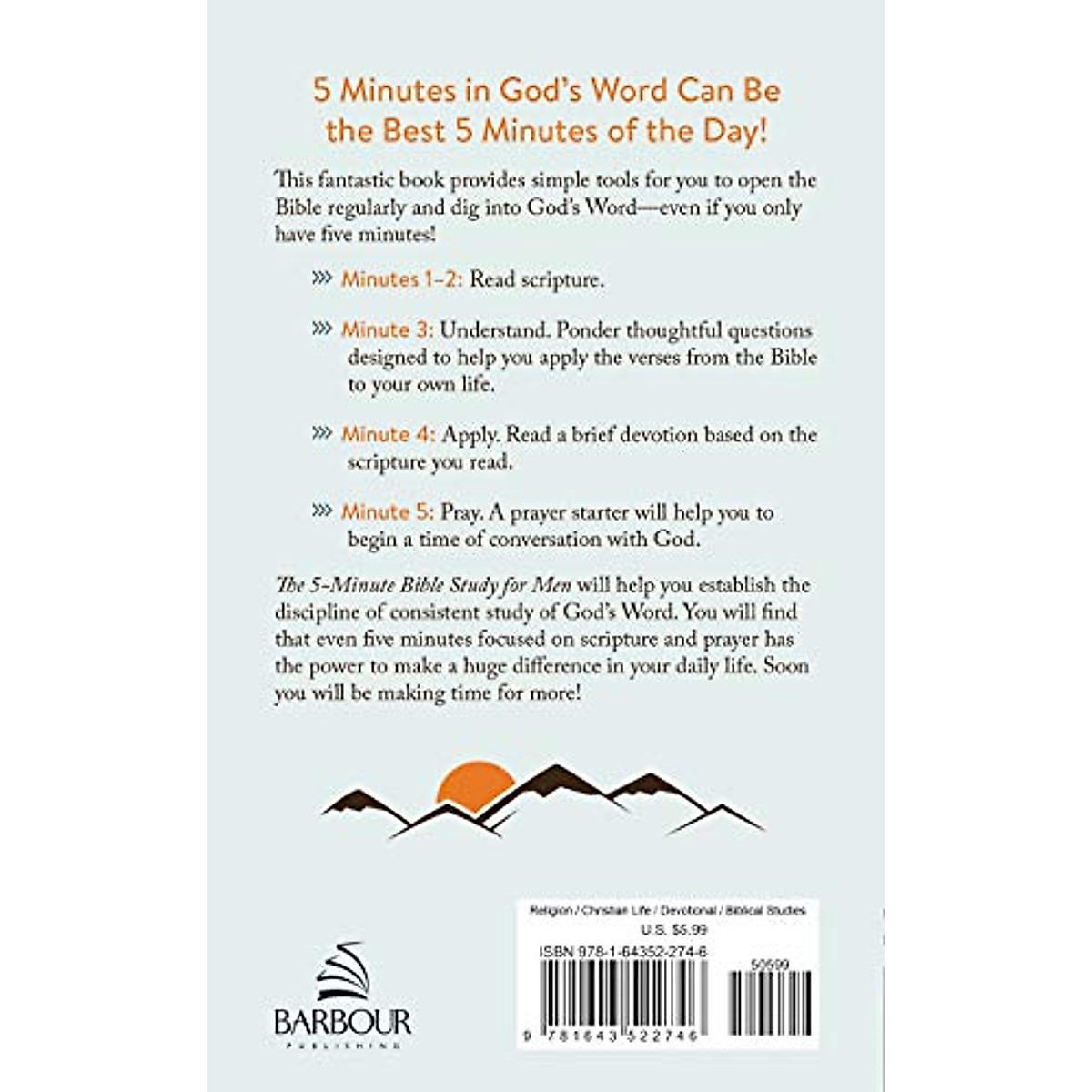 The 5-Minute Bible Study for Men