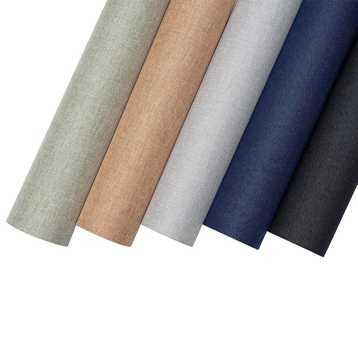 10pcs Book Cloth,14”x10”,Fabric Surface and Paper Backed, book cloth for book binding,book binding fabric,5 Colors Bookbinding Cloth for DIY fabric book cover,bookbinding paper (Style B)