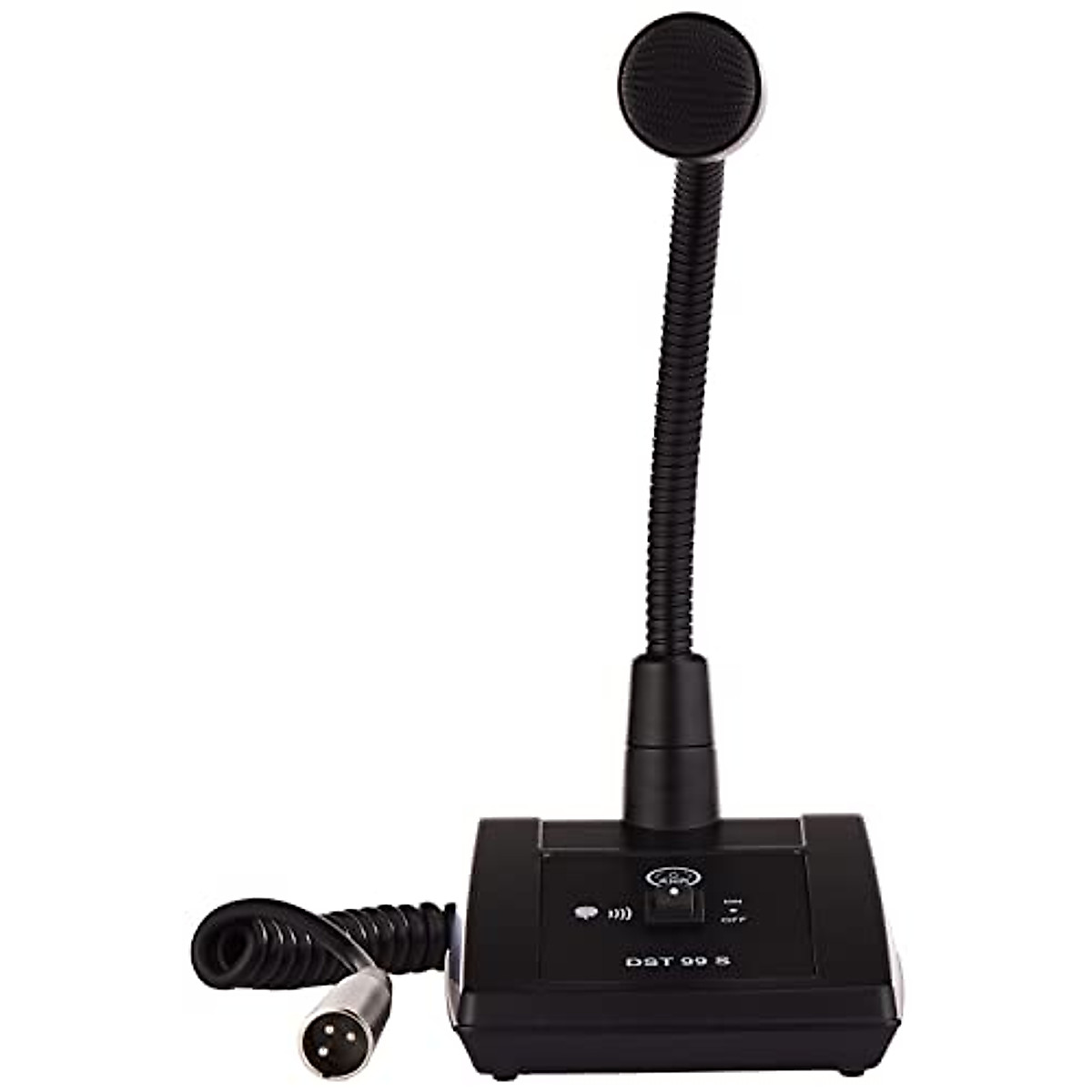AKG Pro Audio DST99S Dynamic Paging Microphone with Cardioid Polar Pattern for General Public and Communication Uses., Black