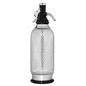 iSi North America Soda Siphon Classic Mesh Sodamaker for Making Carbonating Beverages, 1 Quart, Stainless Steel