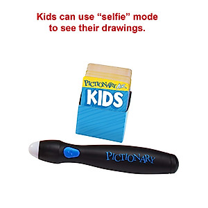 Pictionary Air Kids vs Grown-Ups Family Drawing Game, Links to Smart Devices, Gift for Kid, Family & Adult Game Night, Ages 6 Years & Older​ - Amazon Exclusive