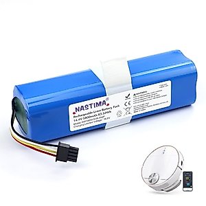 NASTIMA 14.4V 5800mAh Li-ion Battery Compatible with Eufy Robovac L70 Hybrid, T2190, T2190G21, Part Number INR18650 M26-4S2P, Vacuum Cleaners Battery with BMS