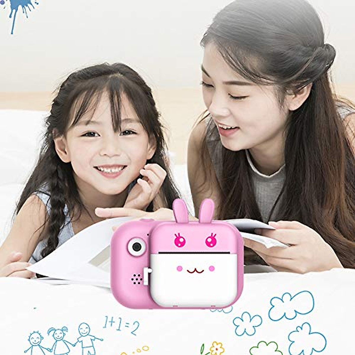 Camera Printing Paper, 10 Rolls Photo Printer Paper for Kids Printer Camera, Children's Camera Instant Print Rolls, Refill Print Paper for Kids Camera