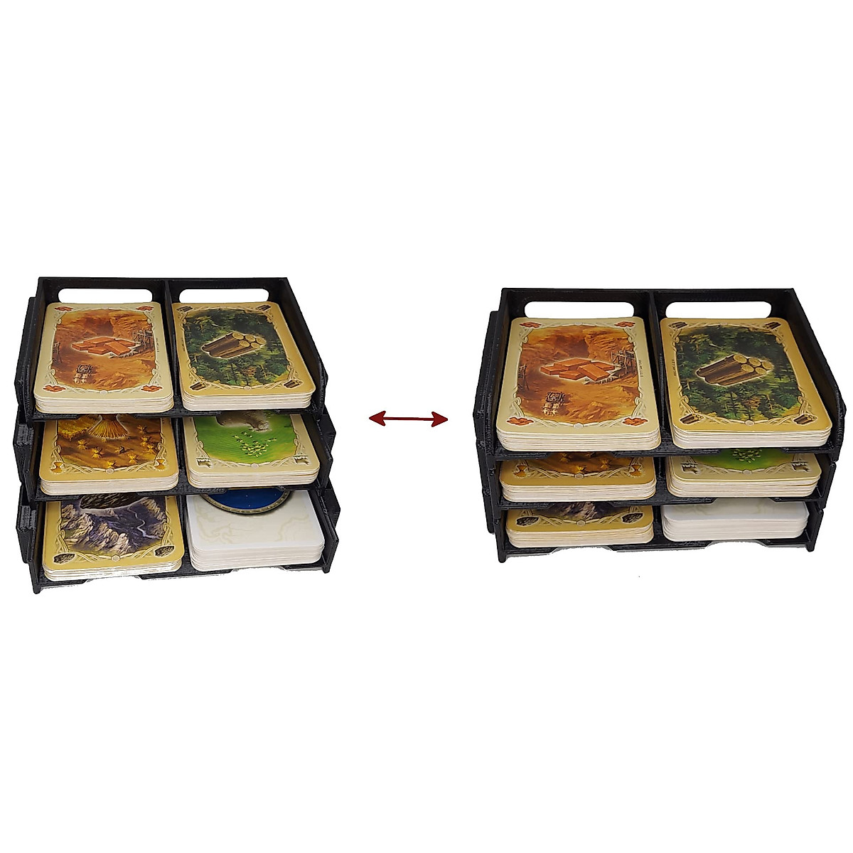 Simit3DPrints Card Tray for Catan Resource Cards - Organizer