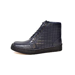 British Collection Extreme Men Leather Shoes Navy 9