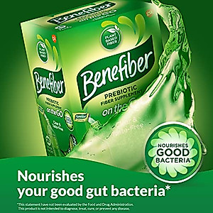 Benefiber On the Go Prebiotic Fiber Supplement Powder for Digestive Health, Daily Fiber Powder, Unflavored Powder Stick Packs - 28 Sticks (3.92 Ounces)