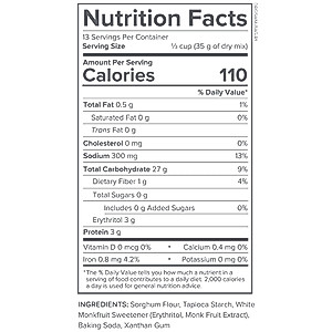 Gundry MD Homestyle Lectin-Free Sorghum Waffle Mix, 16 Ounce