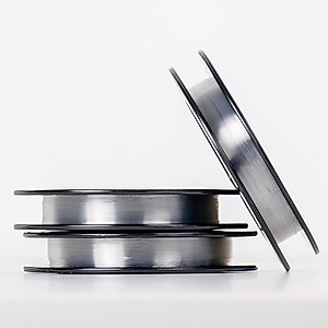 SF 4LB/1.8KG Ultra Smooth Monofilament Fishing Line with Spool Mono String Clear Nylon Invisible Fishing Wire 110YDS 0.18MM