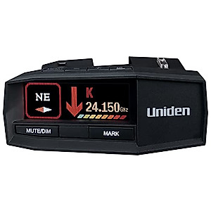 UNIDEN R8 Extreme Long-Range Radar/Laser Detector, Dual-Antennas Front & Rear Detection w/Directional Arrows, Built-in GPS w/Real-Time Alerts, Voice Alerts, Red Light and Speed Camera Alerts (Renewed)