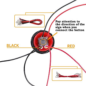 Hikig 1 Player DIY Arcade Cabinet Parts Kit, 10x LED Arcade Buttons + 1x 5PIN Joystick + 1x Zero Delay USB Encoder for Mame Jamma PC Games & Raspberry Pi, Red Kit
