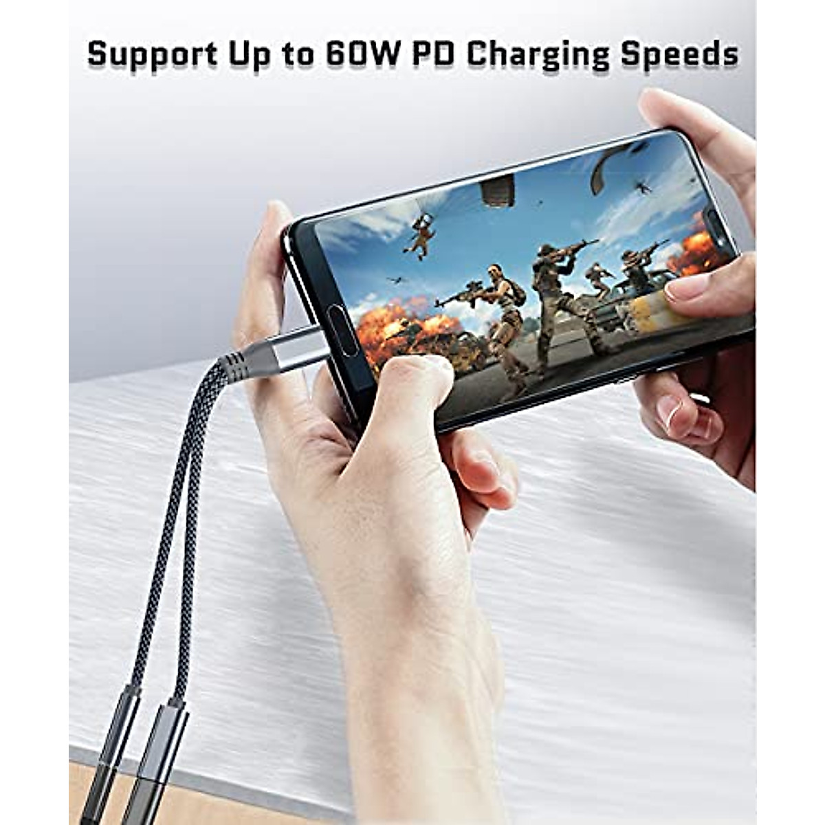 USB C 3.5mm Headphone Adapter and Charger,2-in-1 Type C Earphone Audio Aux Jack with PD Charging for iPad 10 Pro 11 12.9 Air 4 5 Mini 6,iPhone 15,Samsung Galaxy S22 S23 FE Ultra Z Flip Fold 3 4 5 A54