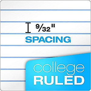 Oxford 5-Subject Notebook, 8-1/2" x 11", College Rule, 200 Sheets, 4 Dividers (65581)