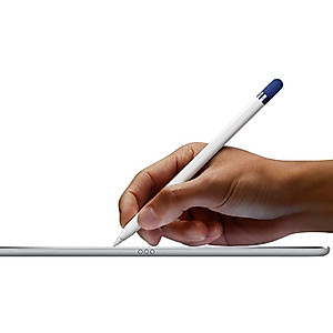 [6 Pack] Fudda Replacement Cap for Apple Pencil 1st Generation - Silicone Protective Cap Cover Compatible with iPad Pro 9.7/10.5/12.9 Pen (Black, Navy, Red, White, Mint, Pink)