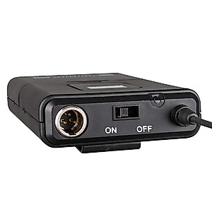 wenwen Frequency B Wireless Microphone System 4 Channel 4 Lavalier 4 Bodypacks 4 Lapel Mic 4 Headsets UHF for Karaoke System Church Speaking Conference Meeting Classroom Wedding Party Meeting School