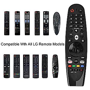 Universal Remote Control for LG Smart TV Magic Remote（NO Voice Function No Pointer Function） Compatible with All Models for LG TV