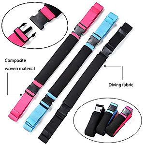 Yoga Elastic Band Waist Protection w/ Buckle Stretch Strap for Ballet Pilates Dance Workout, Arms Leg Stretcher, Kids Adults Stretching Bands Cheer Flexibility Fitness Gym Physical Therapy (Rose)