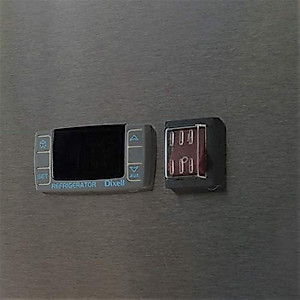 PEAKCOLD by Iron Mountain 2 Door Commercial Reach In Stainless Steel REFRIGERATOR, White Interior; 47 Cubic Ft, 54 inch Wide