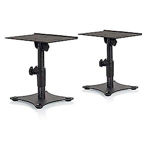 Gator Frameworks Desktop Studio Monitor and Speaker Stand - Set of 2 (GFWSPKSTMNDSK)