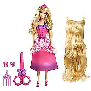 Barbie Endless Hair Kingdom Princess Doll, Pink