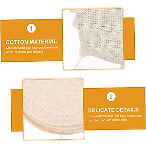 Uonlytech 80 Pcs Coffee Filter Cloth Coffee Filters 4 Portable Espresso Machine Espresso Coffee Machine Espresso Machines Coffee Tea Filter Espresso Pot Coffee Powder Siphon Cotton