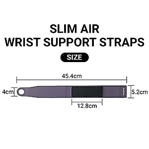 heybody Slim Air Wrist Support Strap (1Pack) | Fitness Daily Carpal Tunnel Arthritis Wrist Pain Relief Injury Prevention | Comfortable Fit | Elastic Material | Breathable Fabric (Orange)