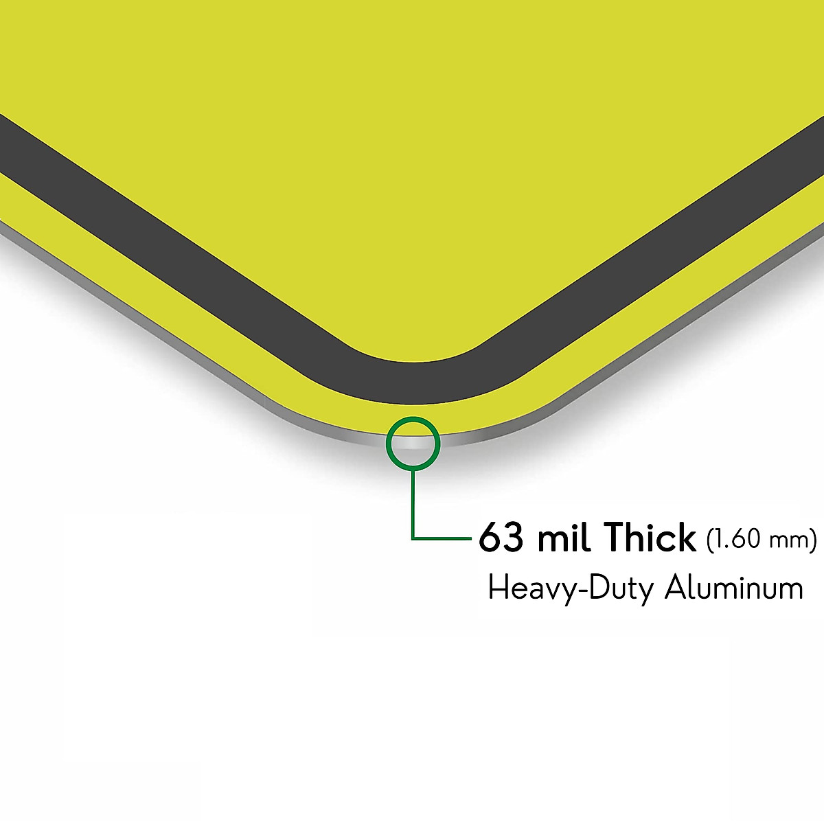 Bigfoot Crossing - 18 x 18 Sasquatch Warning Sign. 3M High Intensity Prismatic Reflective Sheeting. A Real Sign. 10 Years 3M Warranty.